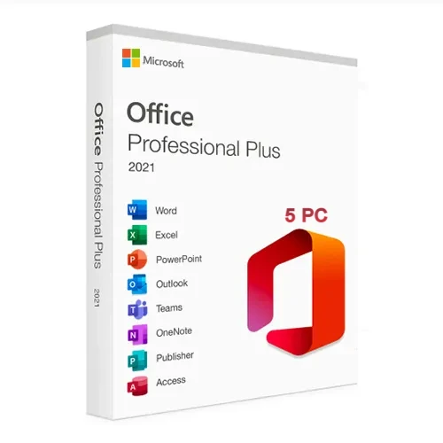 Buy Office 2021 Professional Plus (5PC) Cd Key Digital Download Lifetime